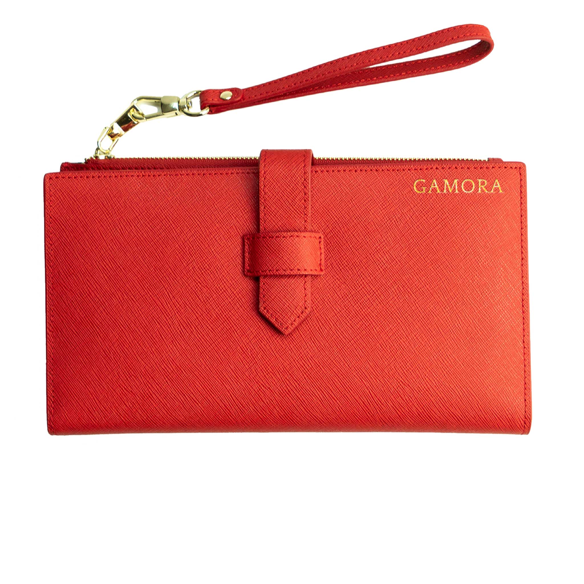 Red Travel Wallet with RFID Protection | ANORAK